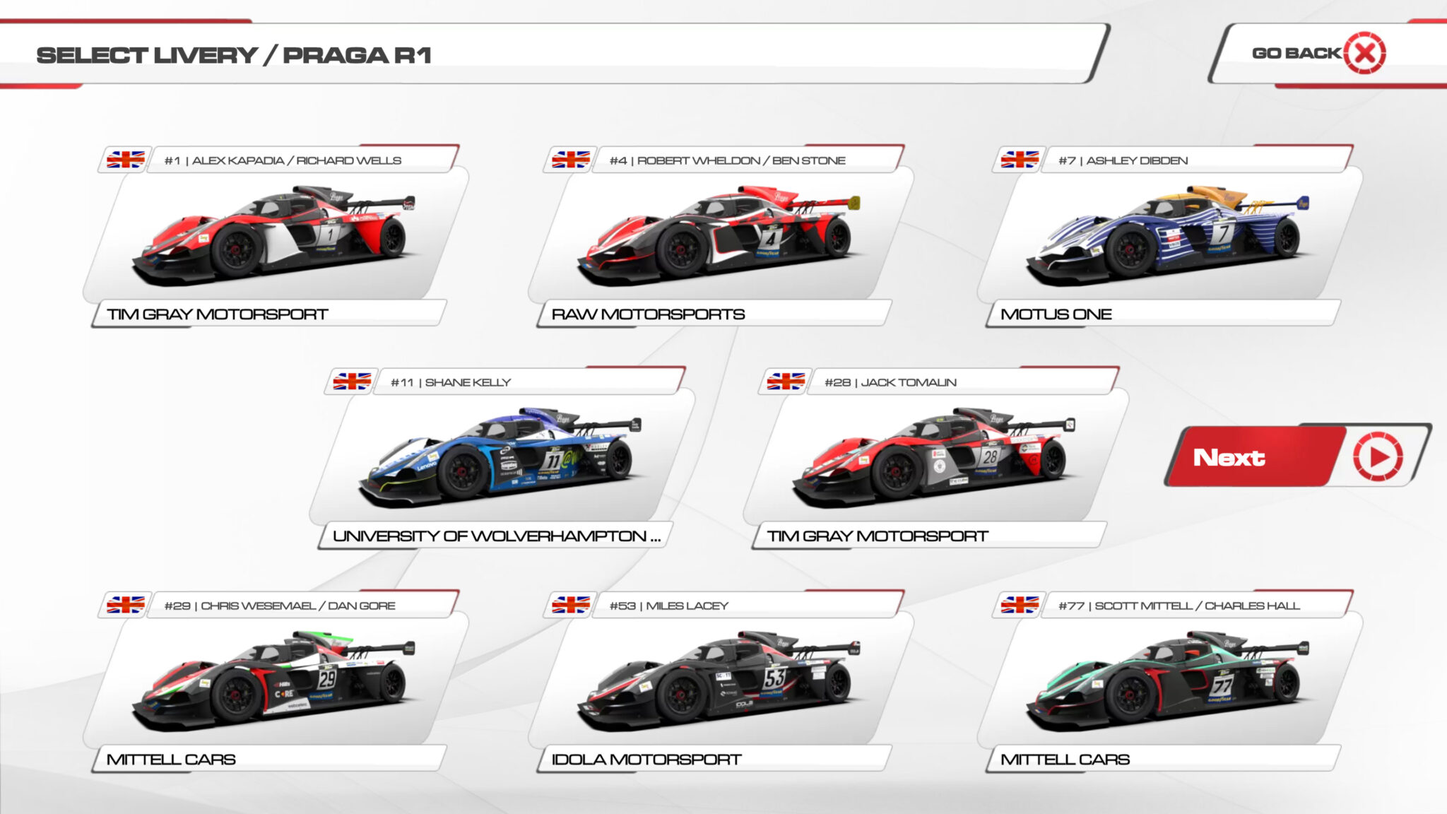 The Praga Cup UK goes virtual with new RaceRoom Drivers Pack | PRAGA